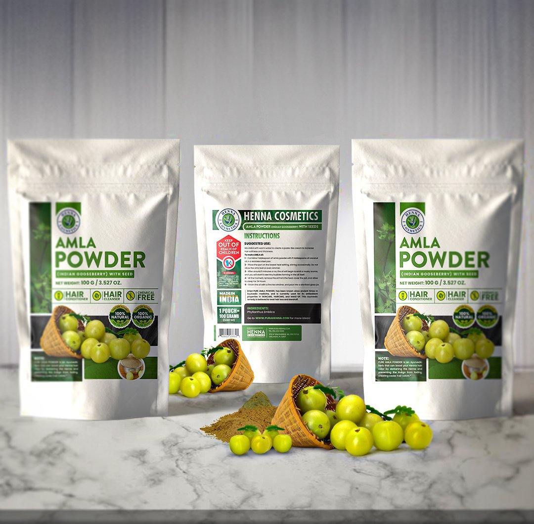 Make a change in your life consuming Amla Powder - Henna Cosmetics
