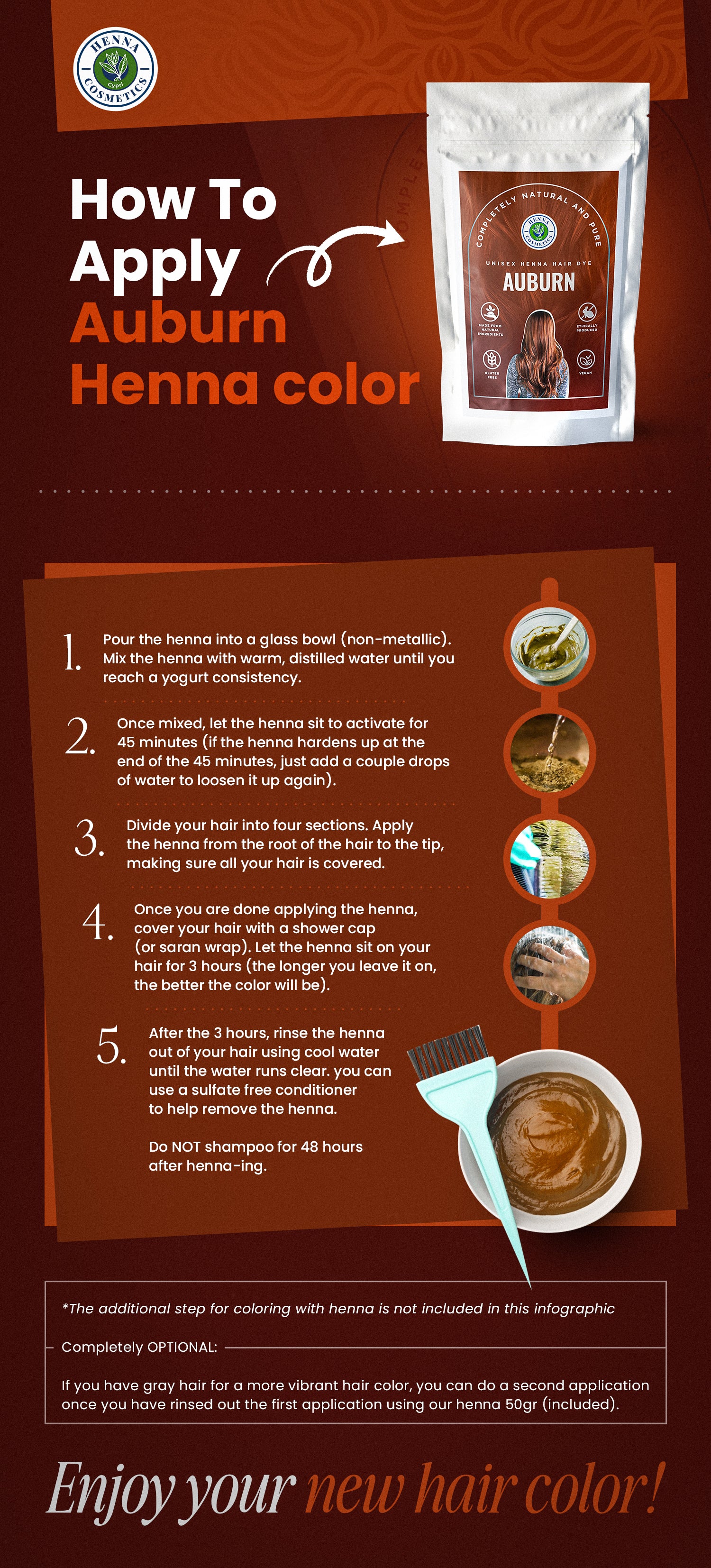 Henna Cosmetics: Organic Hair Dye & Herbal Supplements Natural & Pure