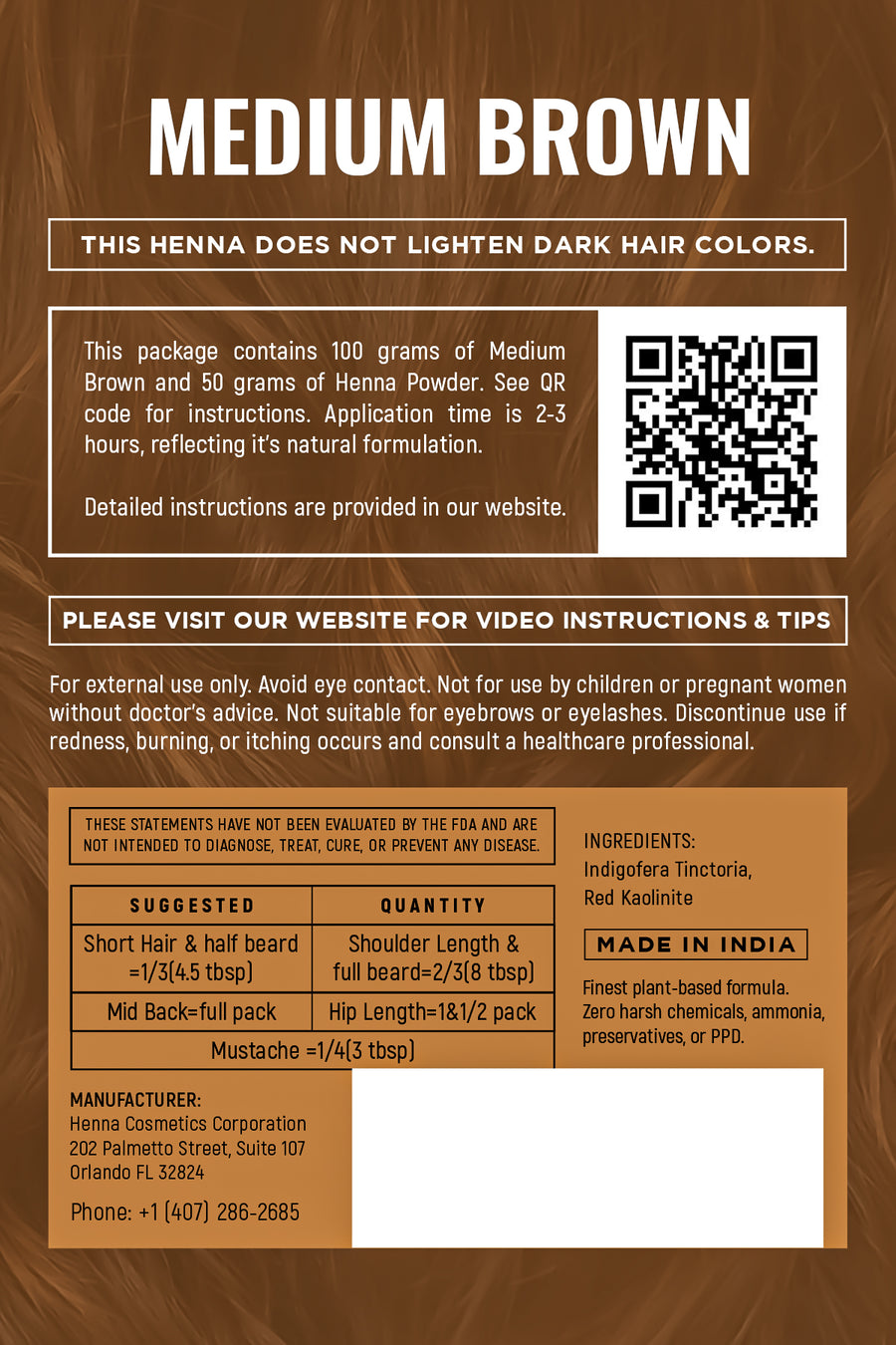 Henna Cosmetics: Organic Hair Dye & Herbal Supplements Natural & Pure