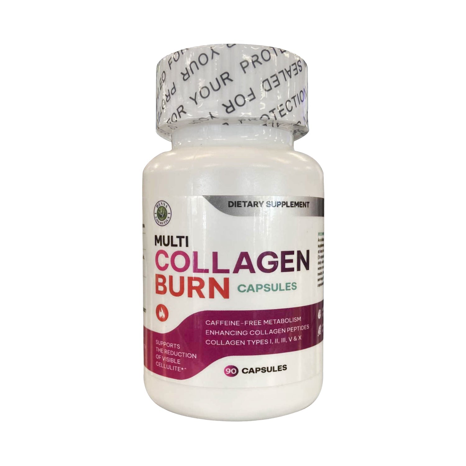 Multi Collagen Burn Capsules with Hyaluronic Acid| 90 Capsules| – Henna ...